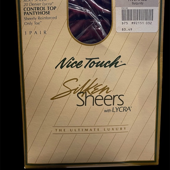 Sears | Intimates & Sleepwear | Sears Nice Touch Silken Sheers W Lycra ...